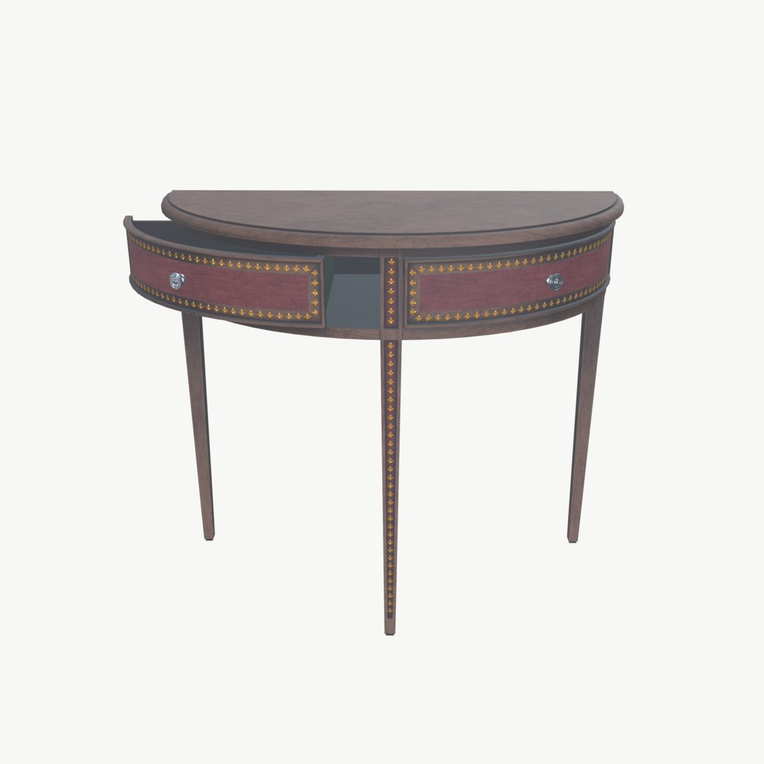 3D Model Console Table - TurboSquid 2296909