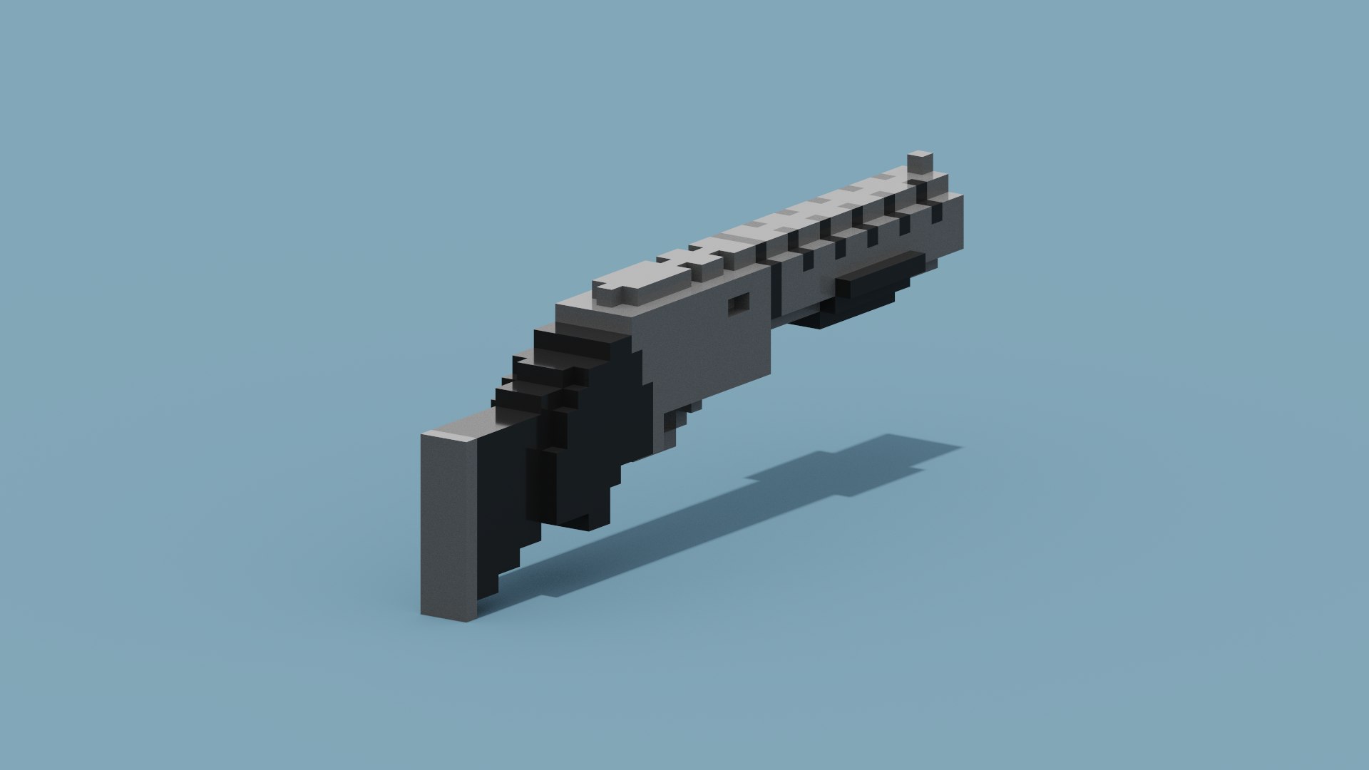 Voxel Gun 3D - TurboSquid 1945123