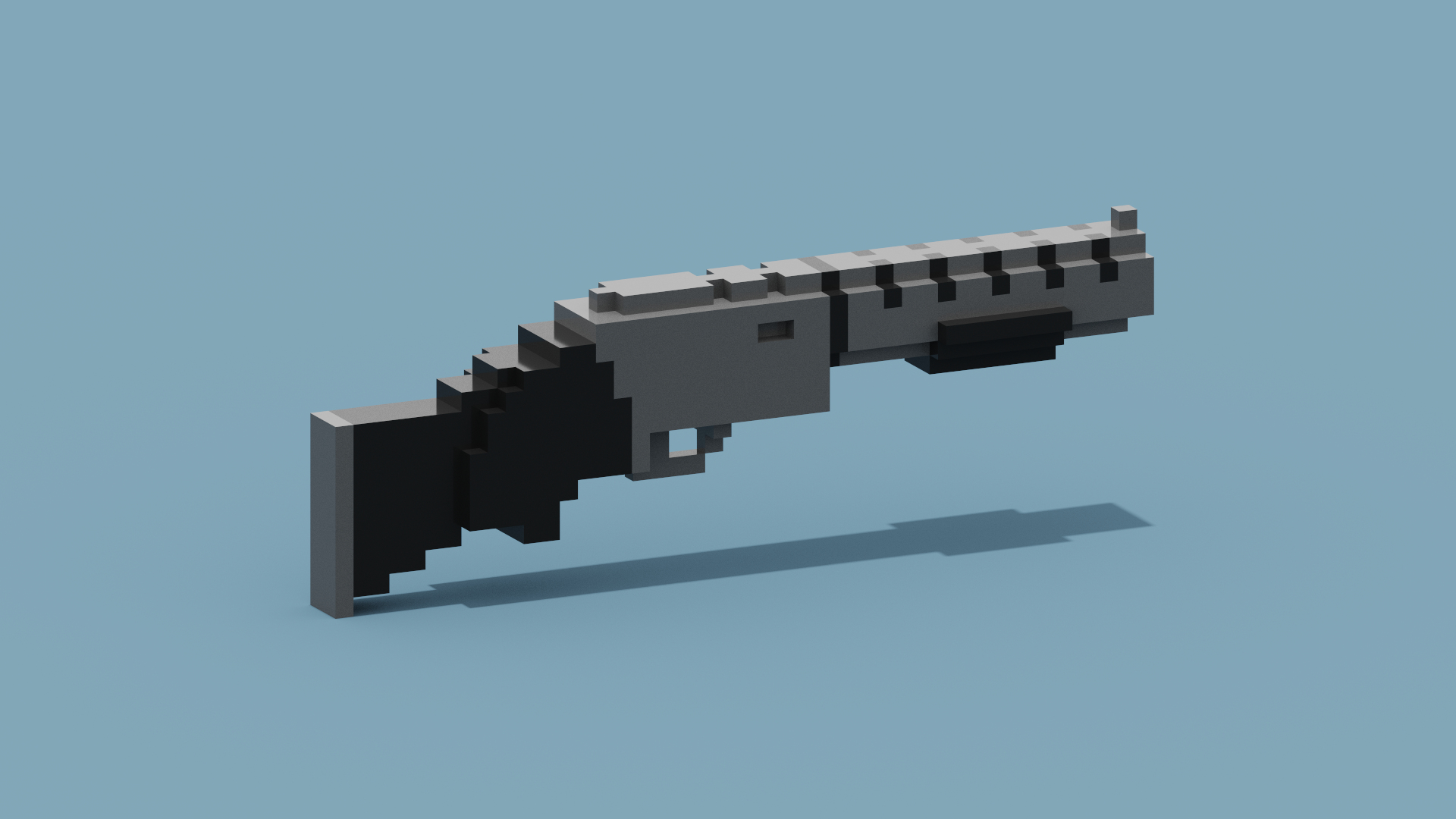 Voxel Gun 3D - TurboSquid 1945123