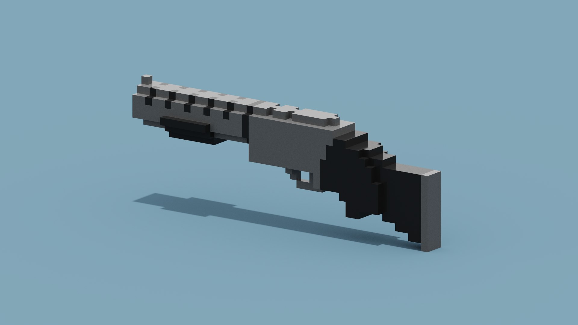 Voxel Gun 3D - TurboSquid 1945123