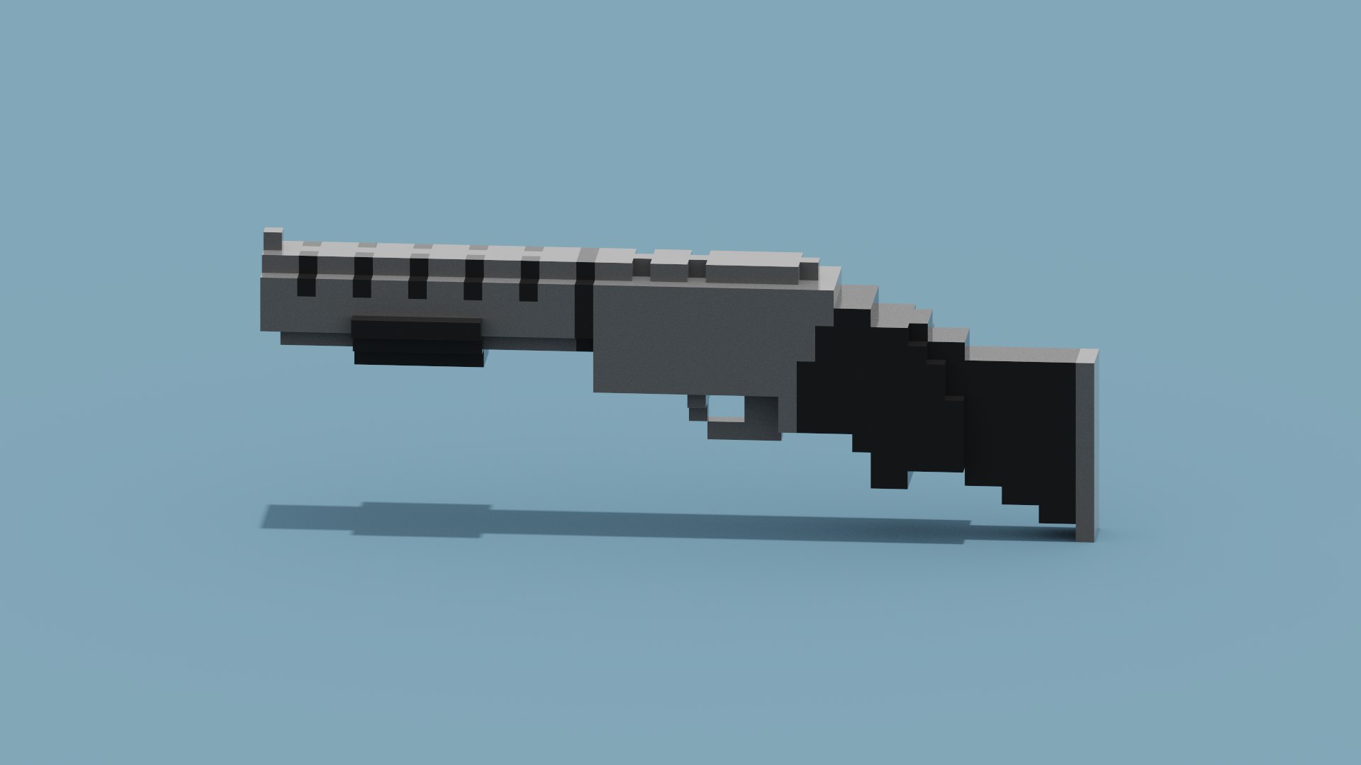Voxel Gun 3D - TurboSquid 1945123