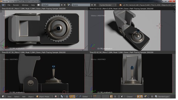 Electric switch 3D model - TurboSquid 1164307