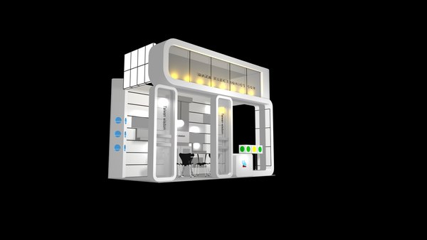 6x3 booth design 3D model - TurboSquid 1866497