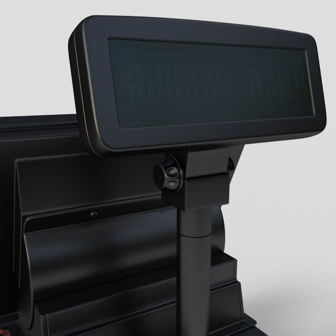 3d Cash Register Model