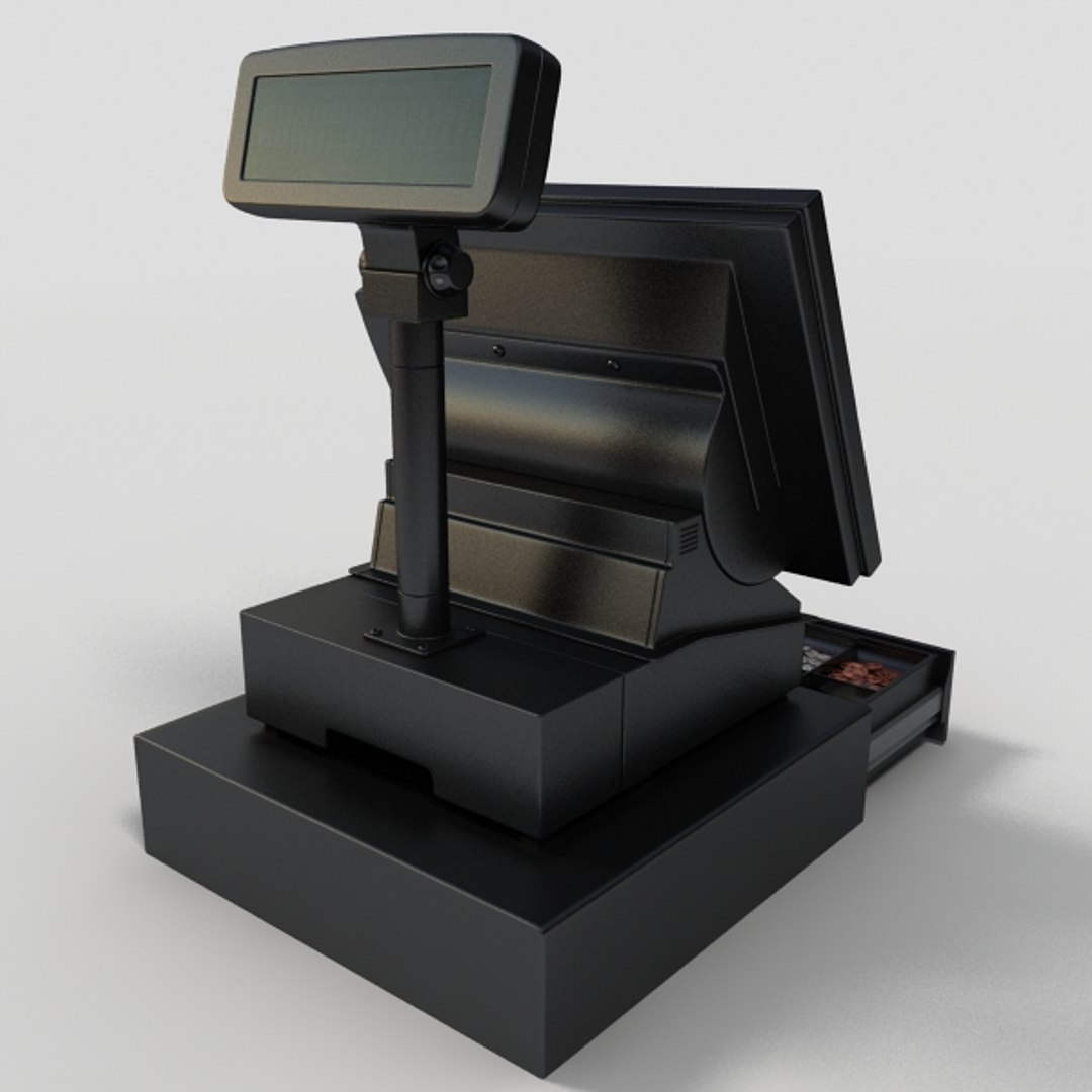 3d Cash Register Model