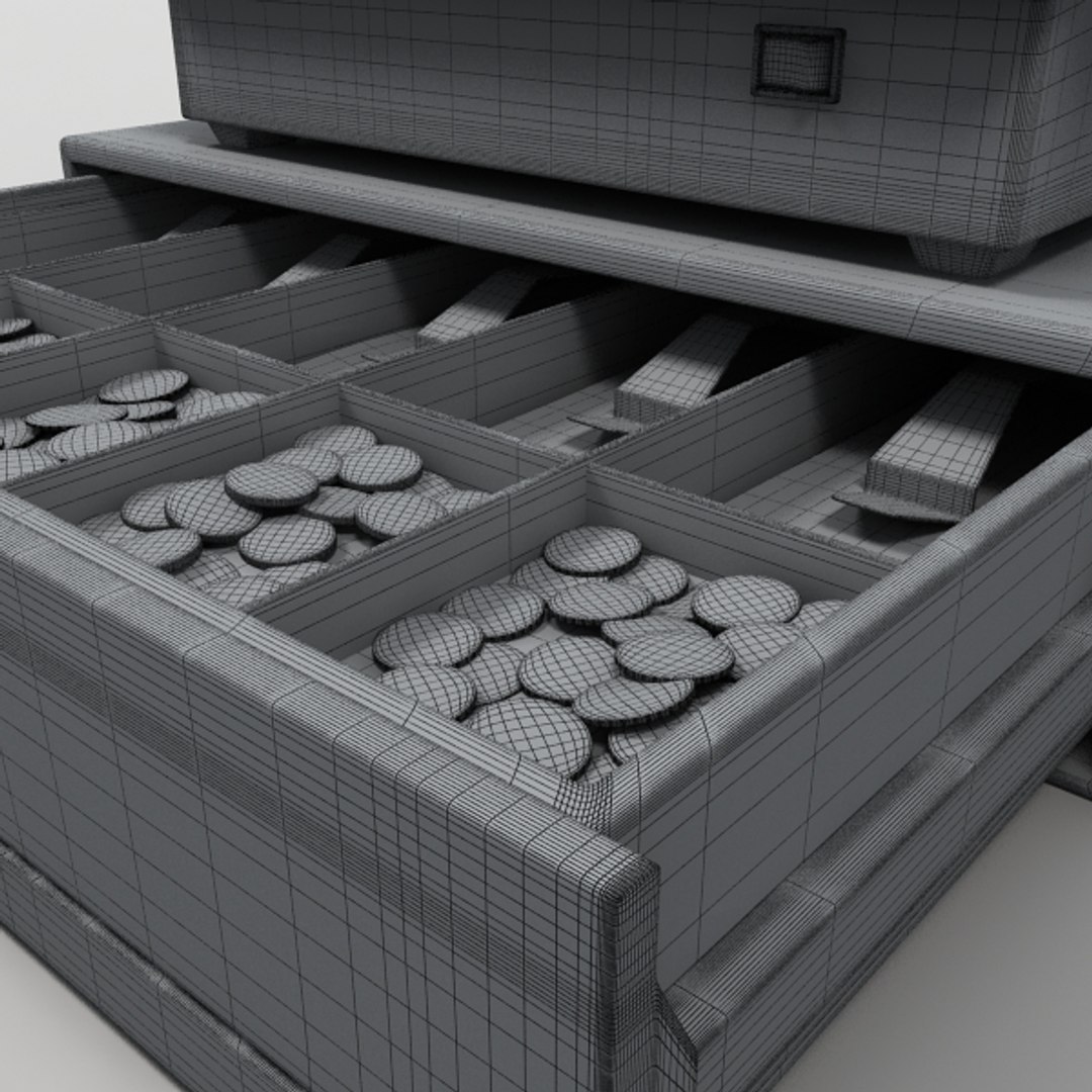 3d Cash Register Model