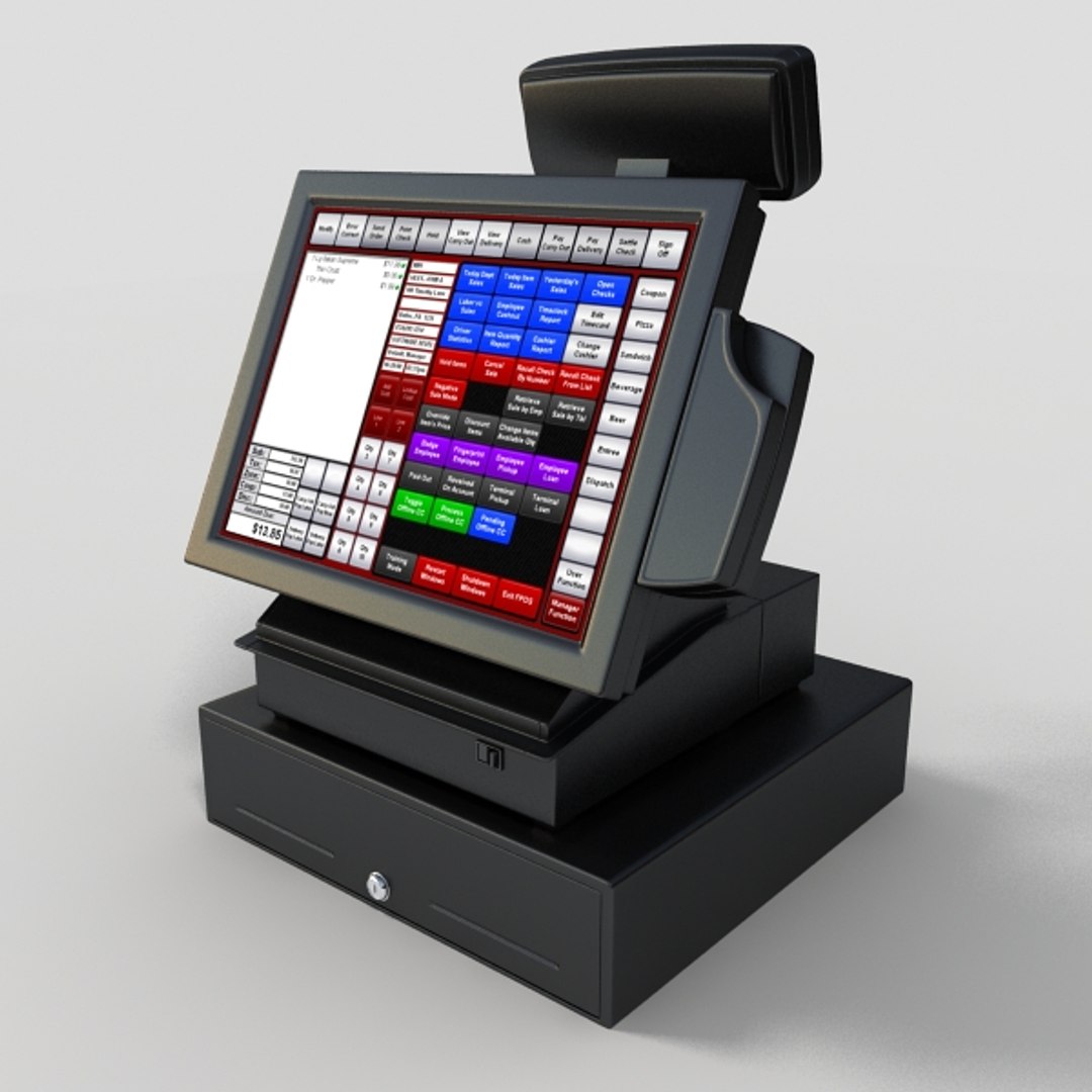3d Cash Register Model