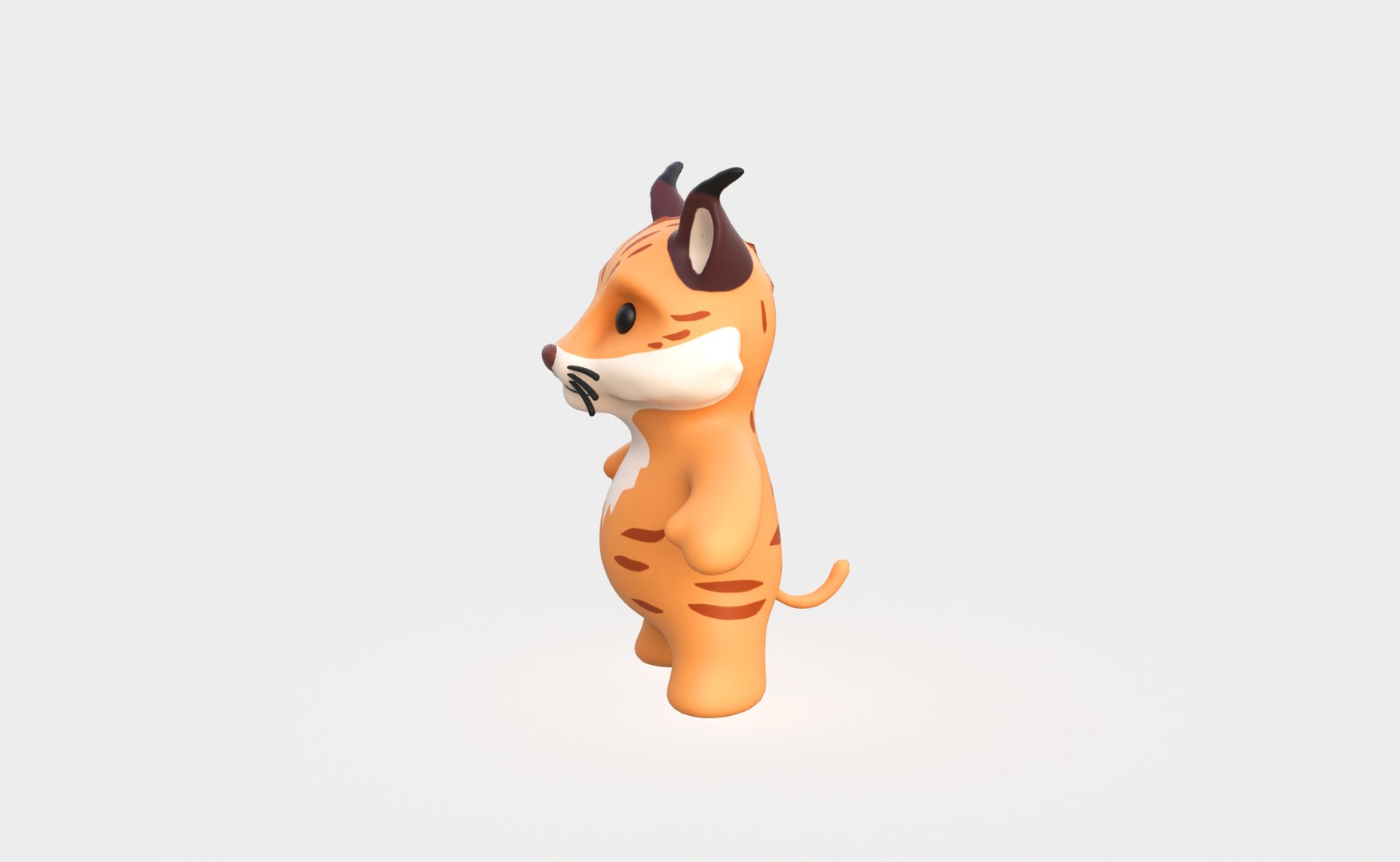 Little Animal Baby - Lynx Cute - Animated 3D Model - TurboSquid 2284057