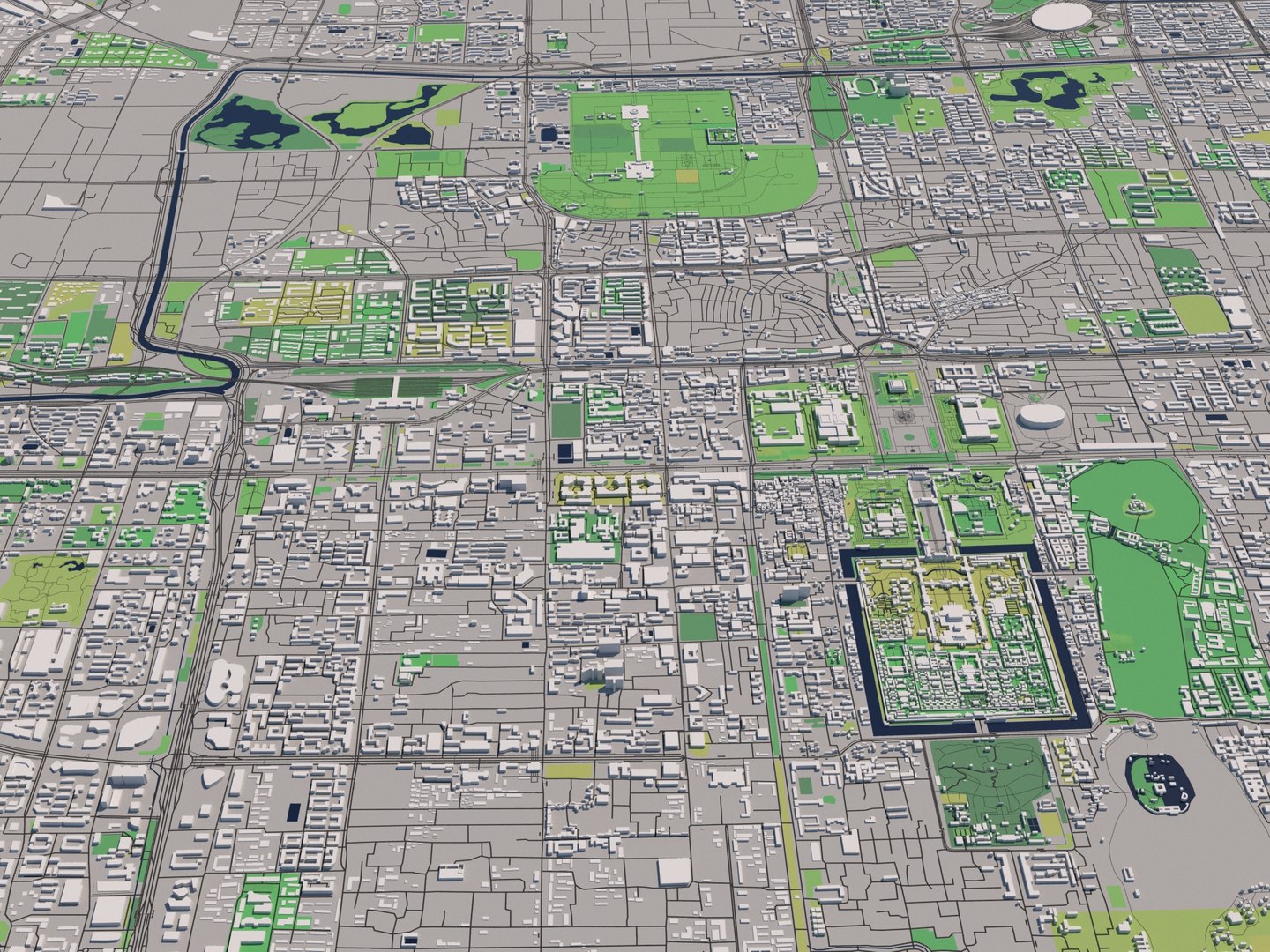 3D City Maps Model - TurboSquid 1424771