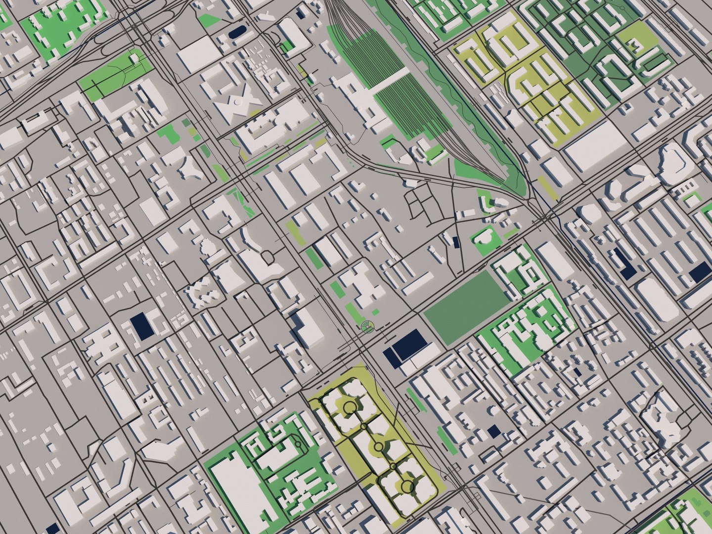 3D City Maps Model - TurboSquid 1424771