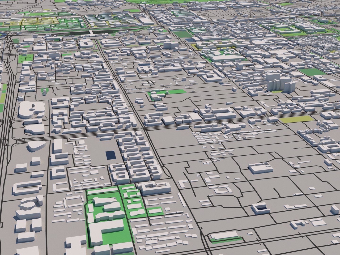 3D City Maps Model - TurboSquid 1424771