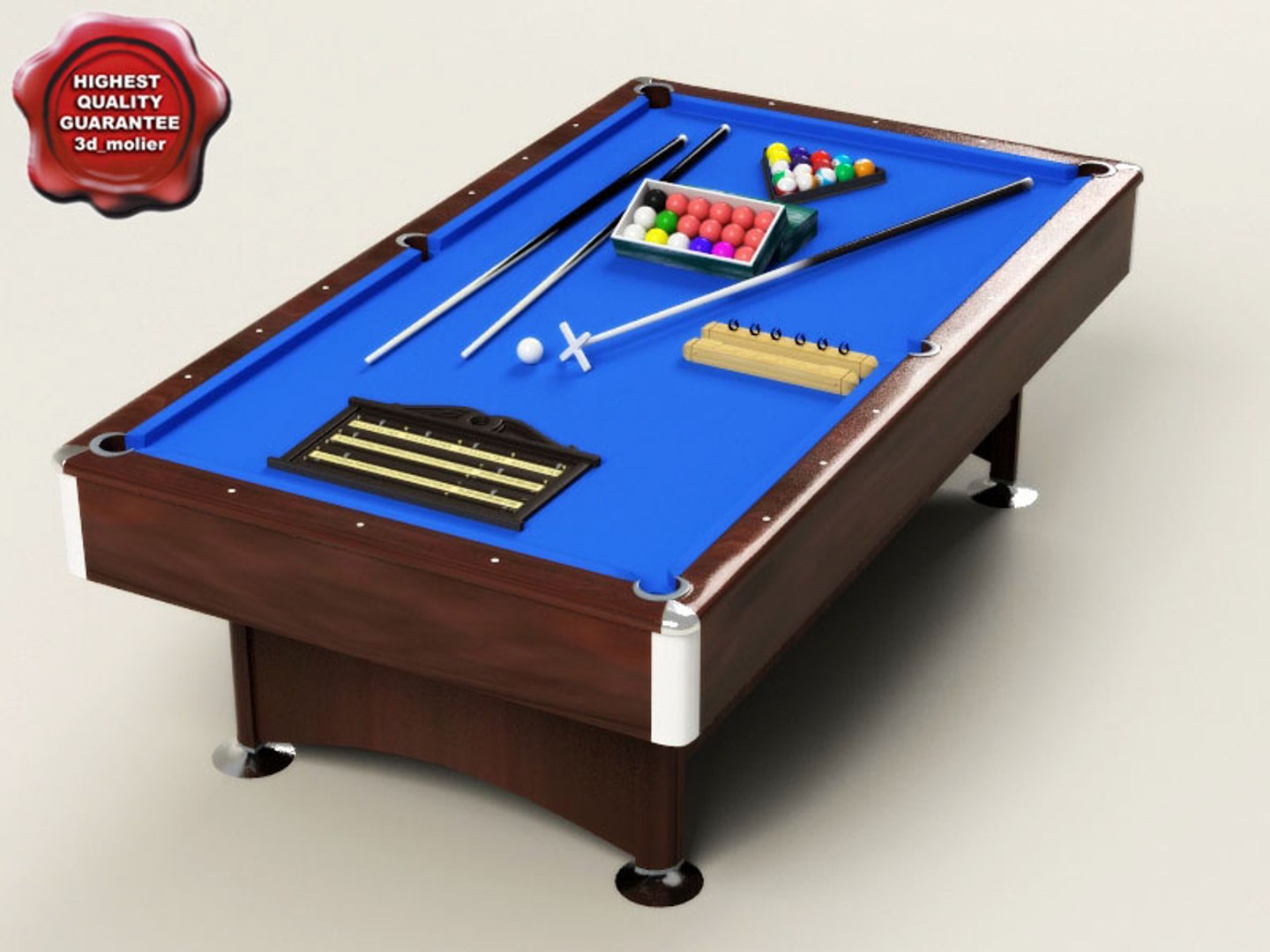 3d Deluxe 8ft Pool Snooker Table