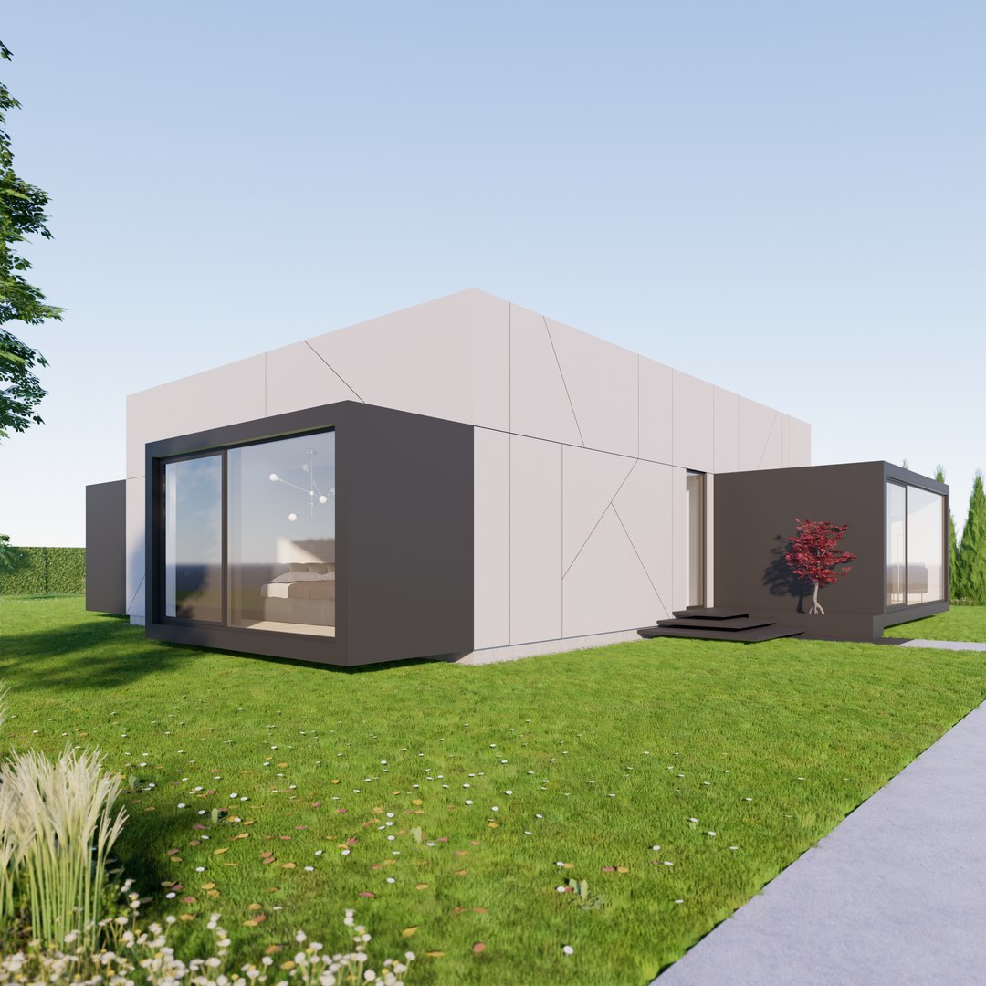 House 10 - Created With Fully Parametric Revit Families 3D Model ...