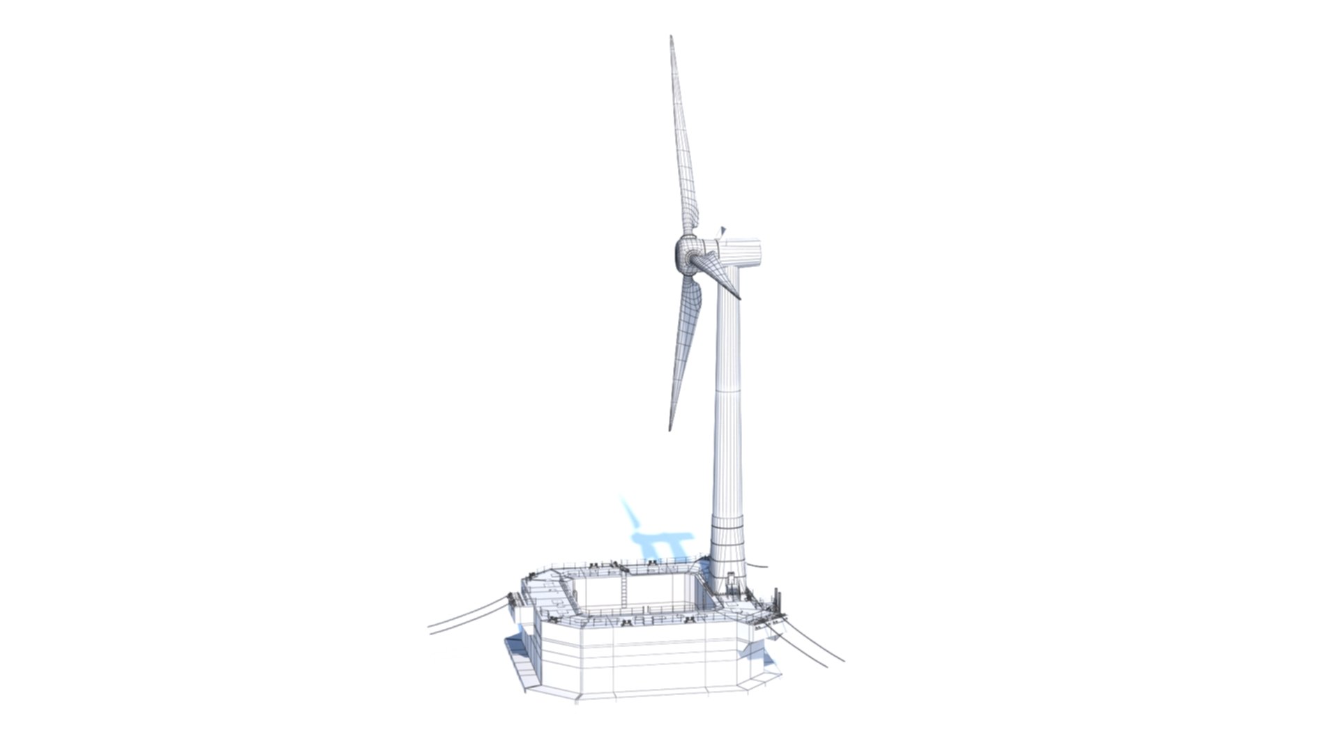 3D SEM REV Wind Turbine Model - TurboSquid 2152816