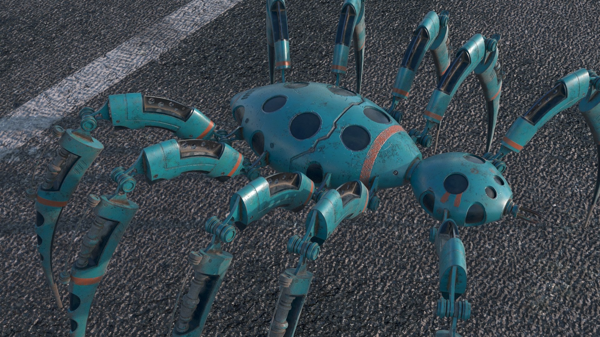 3D Spider Bot - TurboSquid 1445897
