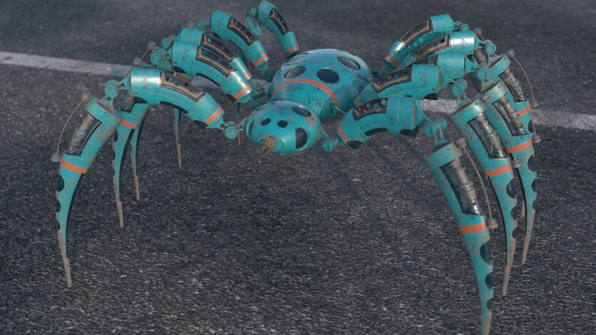 3D Spider Bot - TurboSquid 1445897