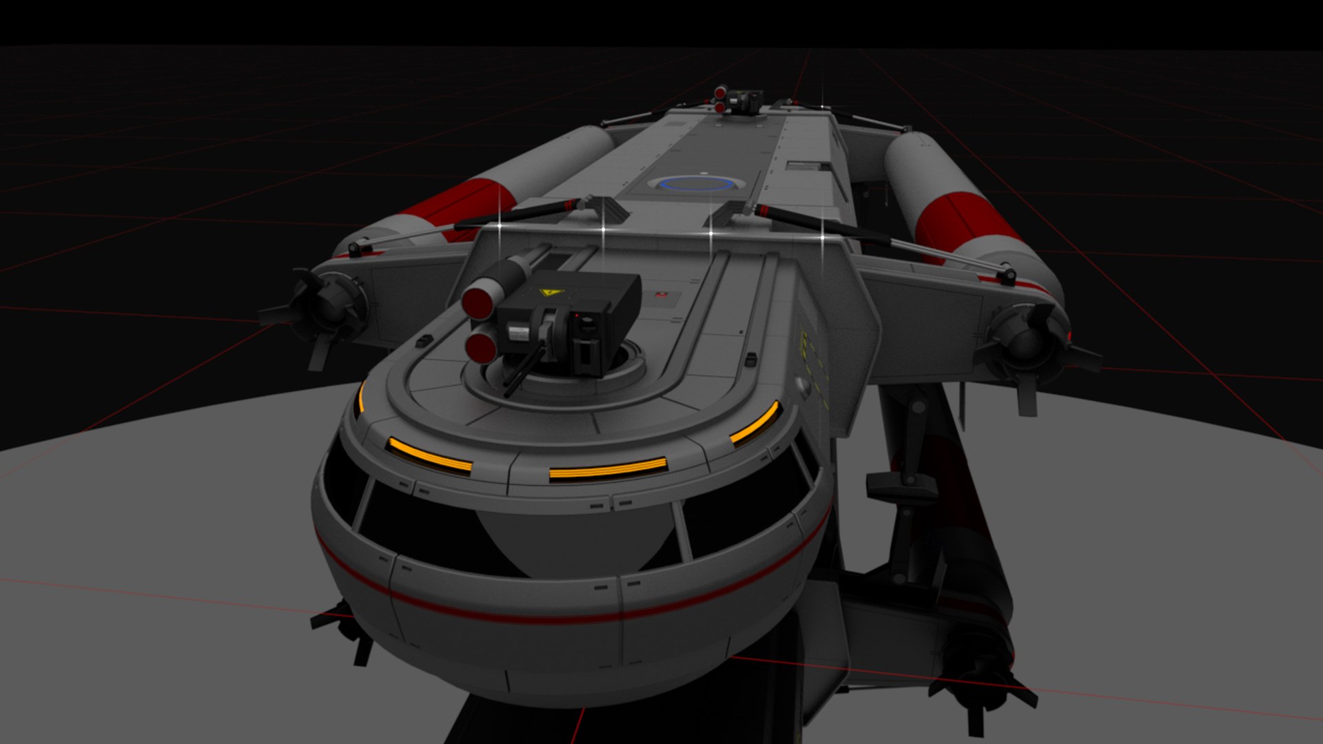 3d Sci-fi Shuttle