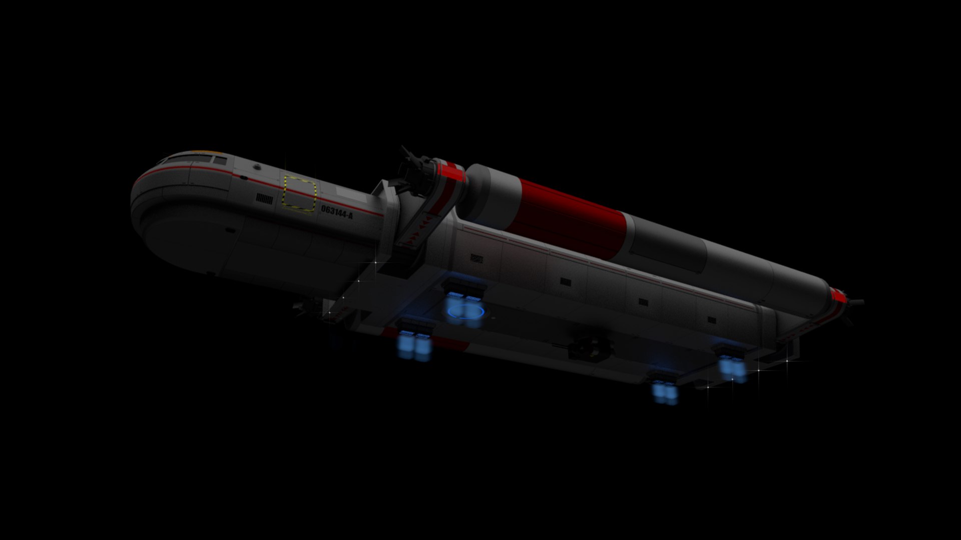 3d Sci-fi Shuttle