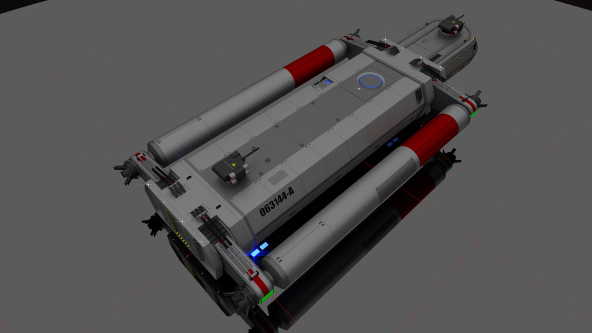 3d Sci-fi Shuttle