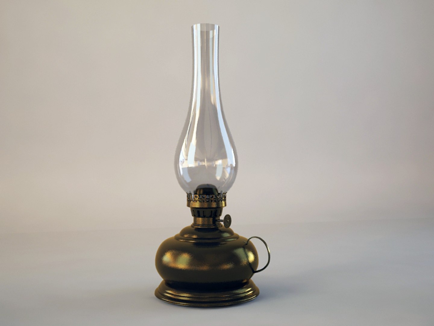 3d Model Oil Lamp