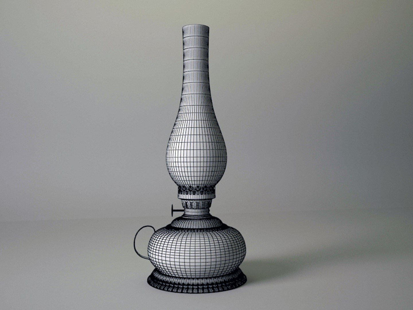 3d Model Oil Lamp