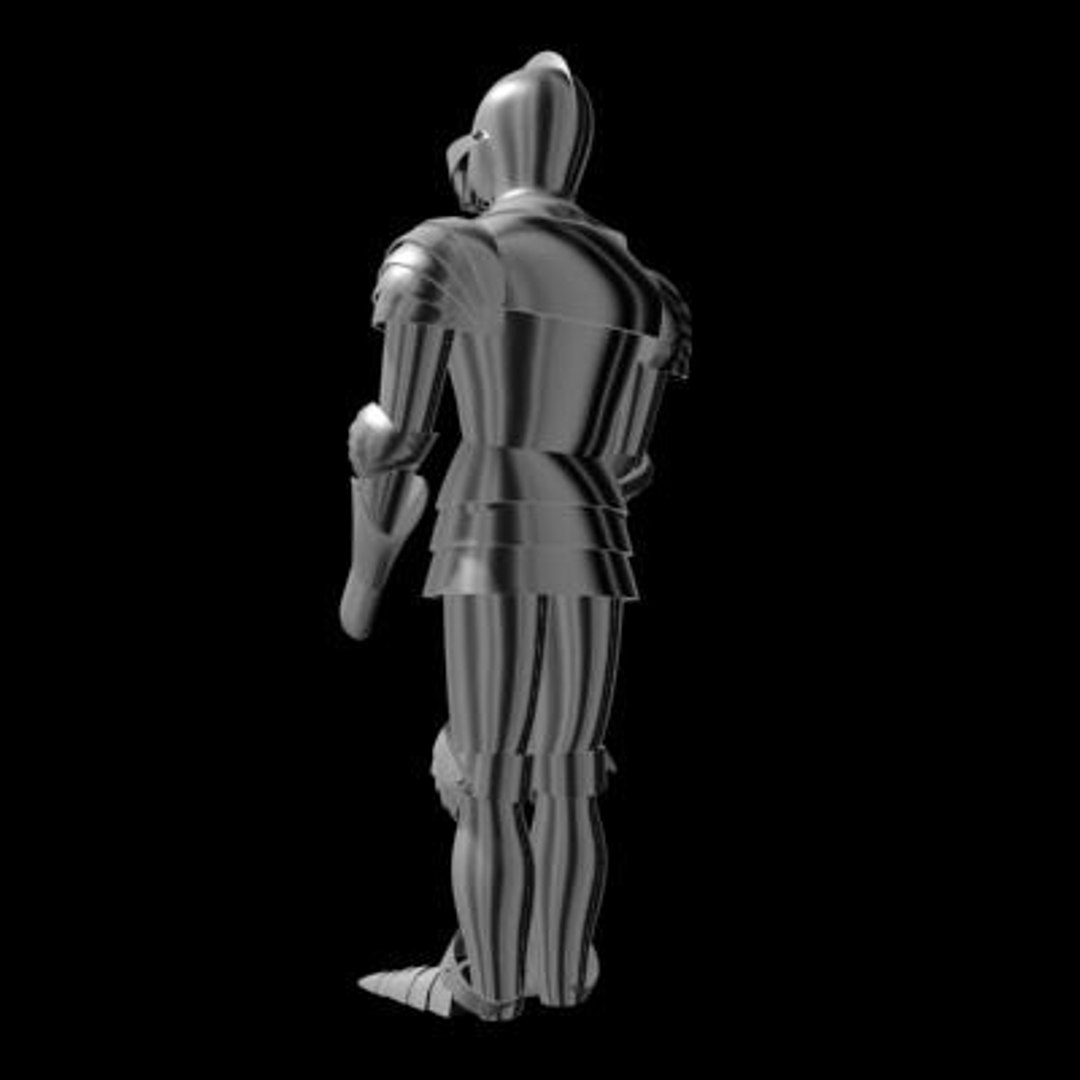 knight armor medieval 3d model
