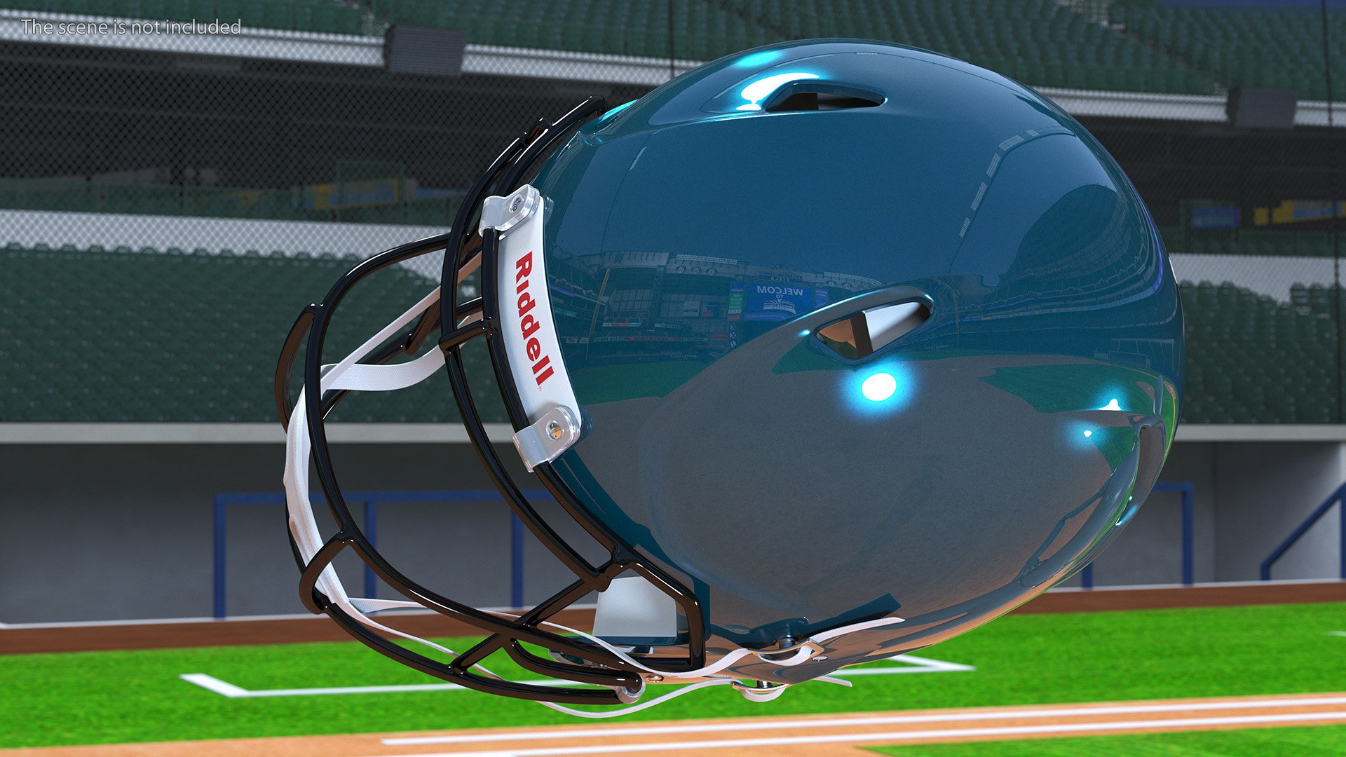3D Riddell Football Helmet - TurboSquid 2198720