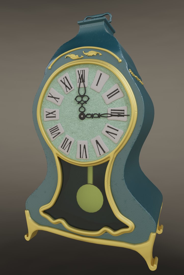 3D model clock mantel - TurboSquid 1676261