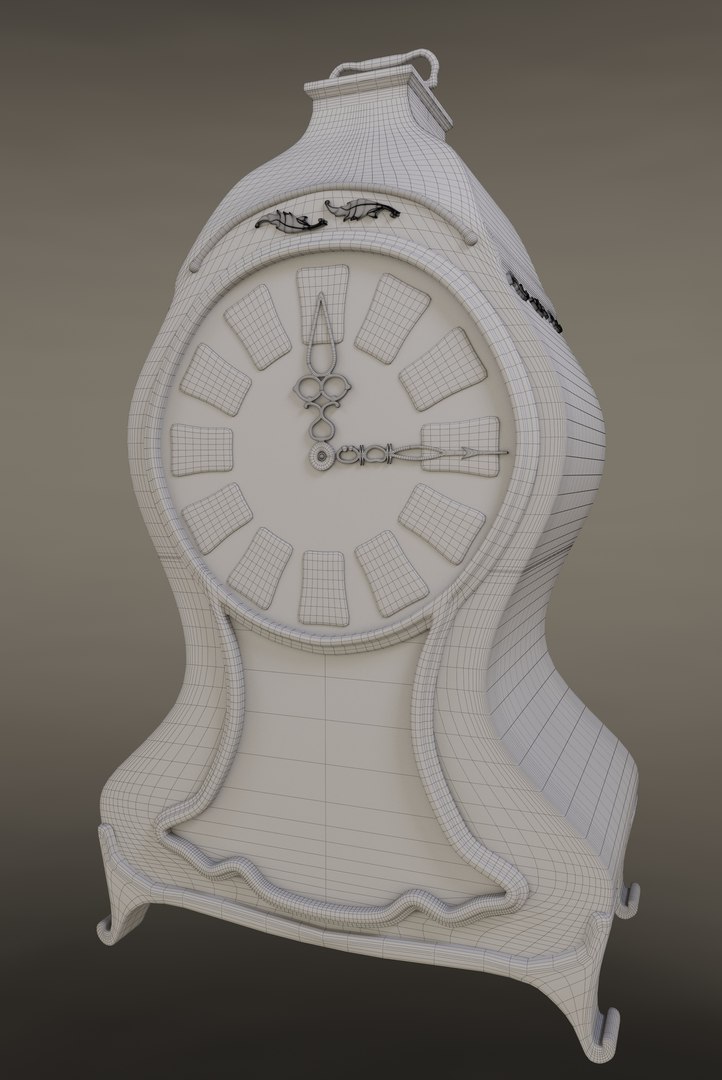 3D model clock mantel - TurboSquid 1676261