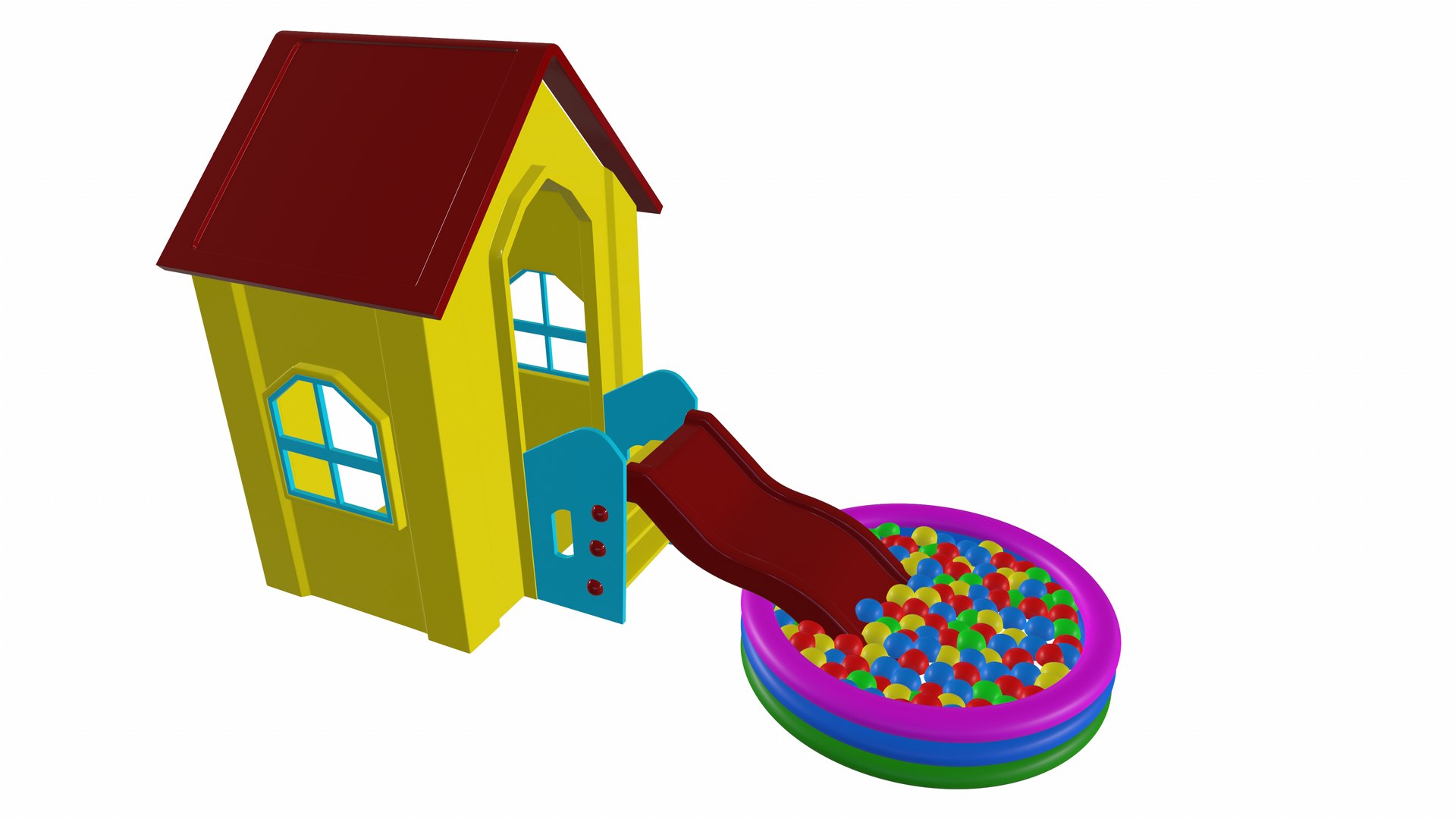 Ball Pit 3D Model - TurboSquid 1836218