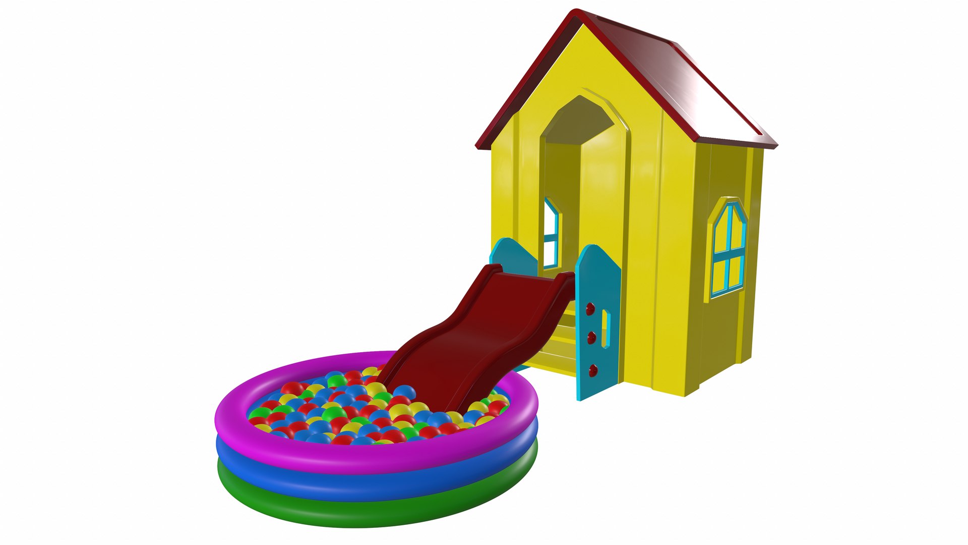 Ball Pit 3D Model - TurboSquid 1836218