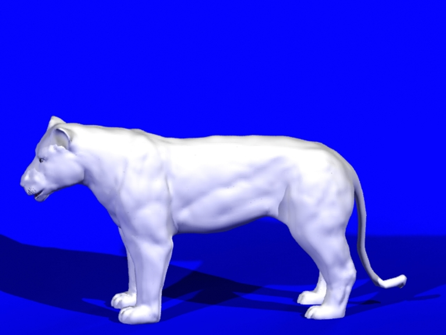 3d lioness animation