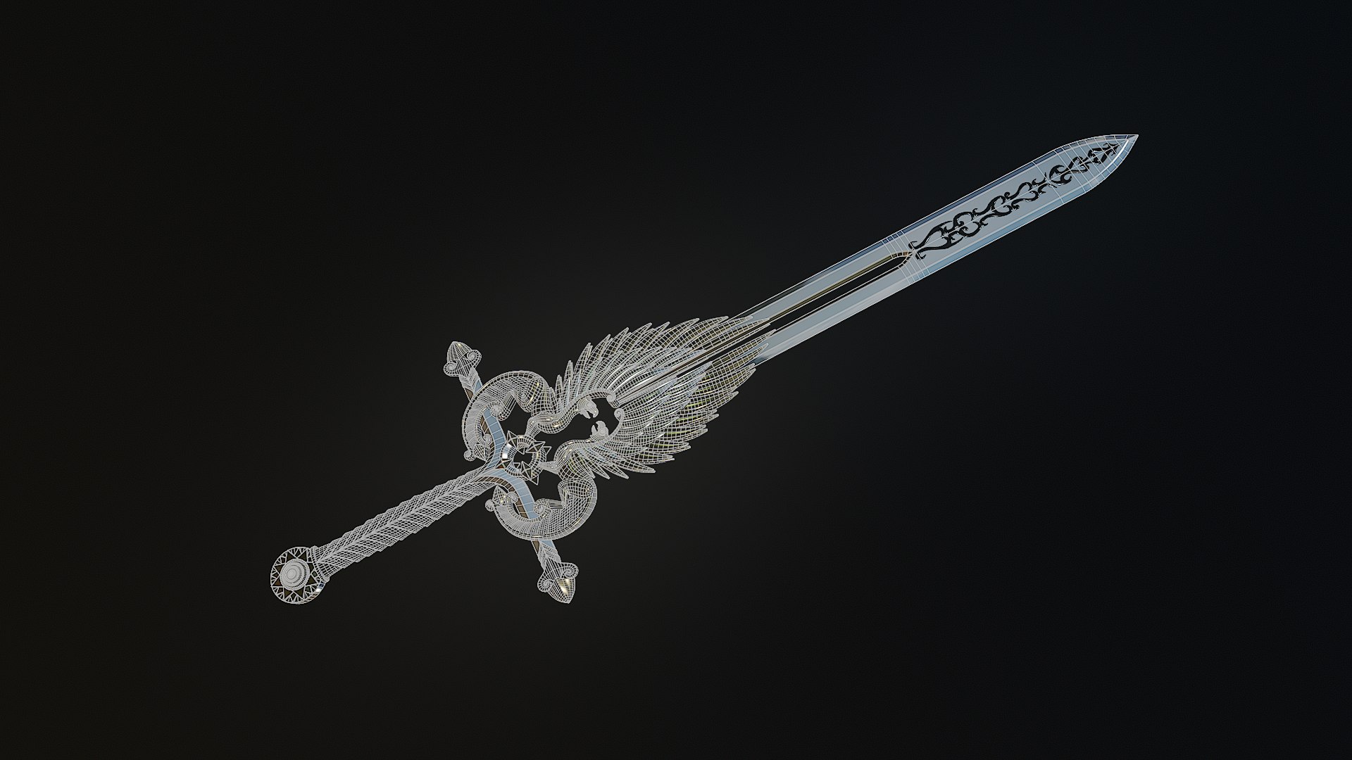 3D Griffin Sword - TurboSquid 2382374