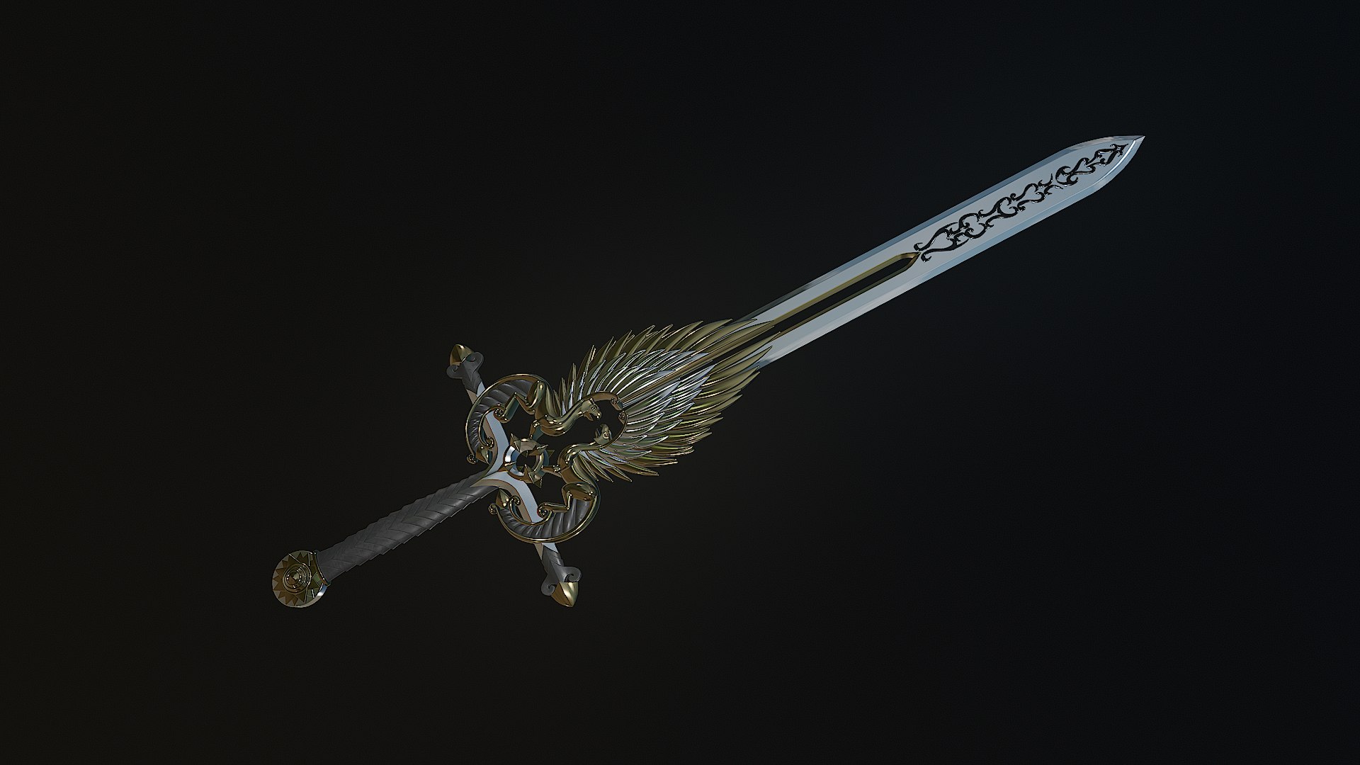 3D Griffin Sword - TurboSquid 2382374