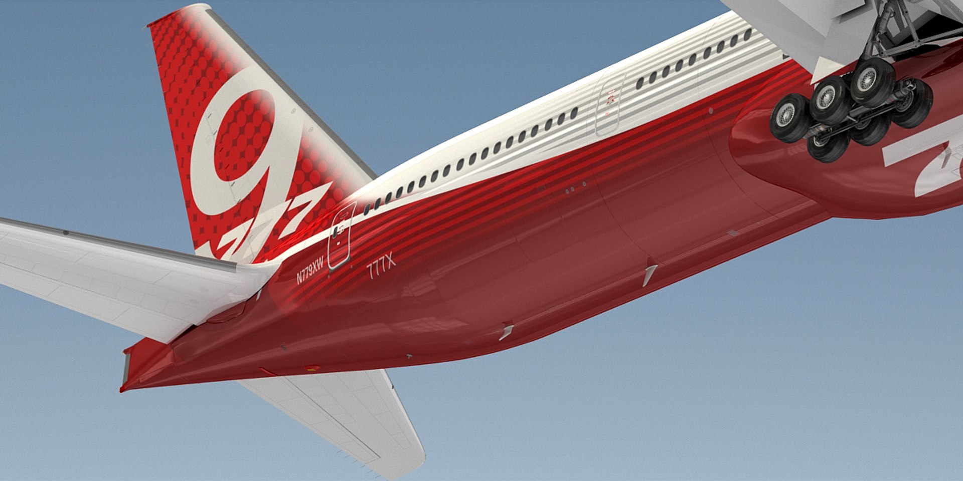 Boeing 777x Family Aircrafts 3D Model - TurboSquid 1509146