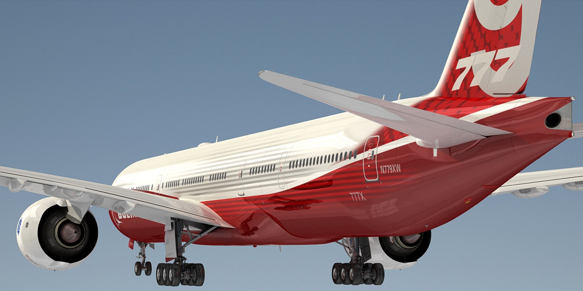 Boeing 777x Family Aircrafts 3D Model - TurboSquid 1509146