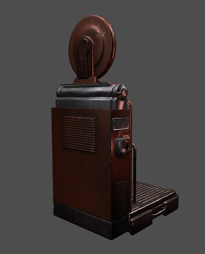 weight machine 3d model
