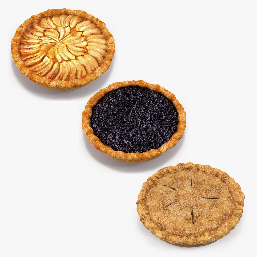 3D Pies Collection model - TurboSquid 1920384