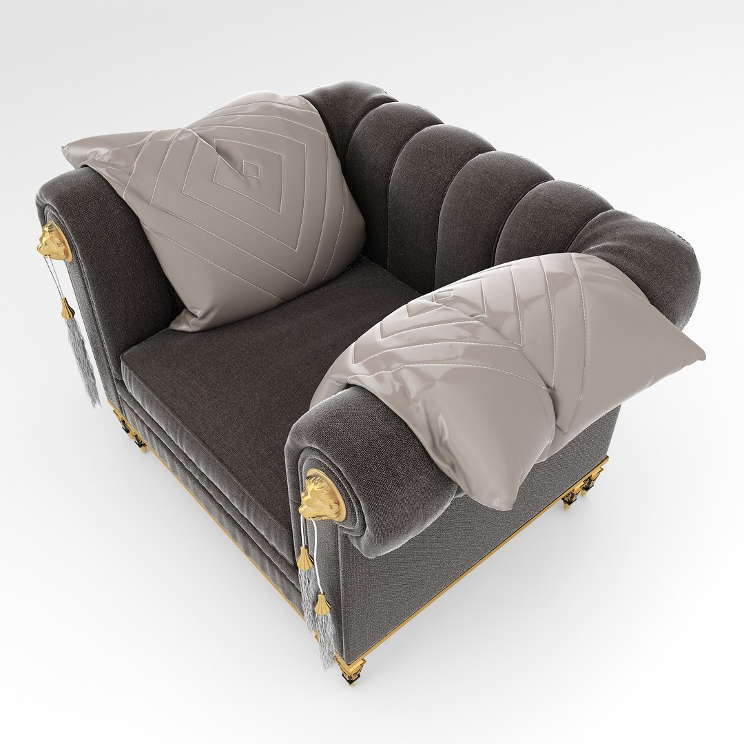 3D sirius arm chair model - TurboSquid 1310705