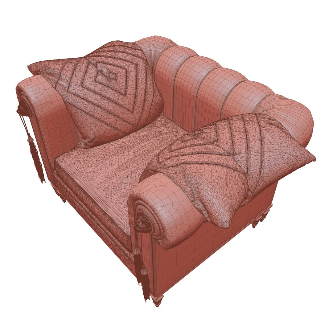 3D sirius arm chair model - TurboSquid 1310705