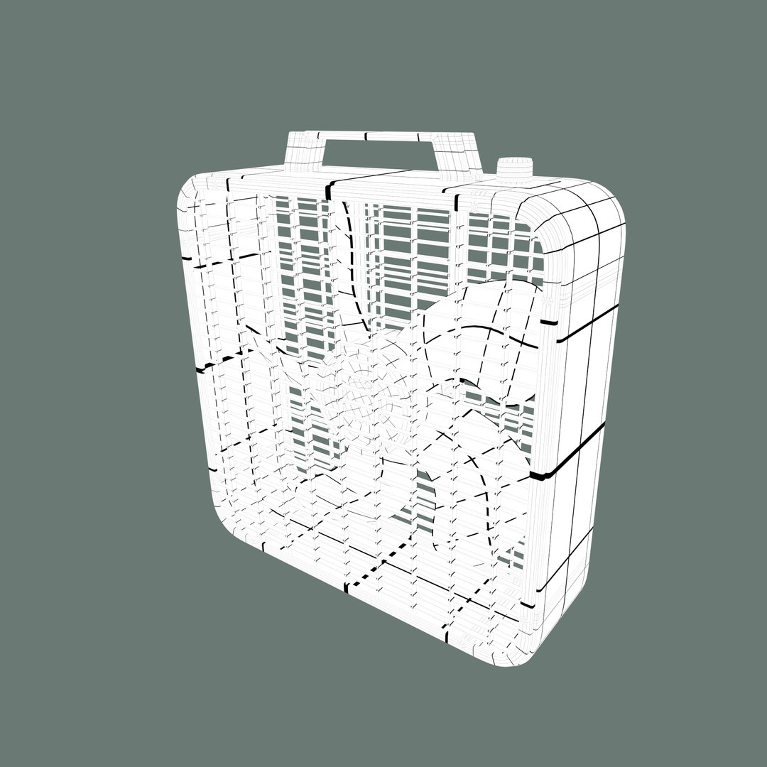 Fan Box 3d Obj