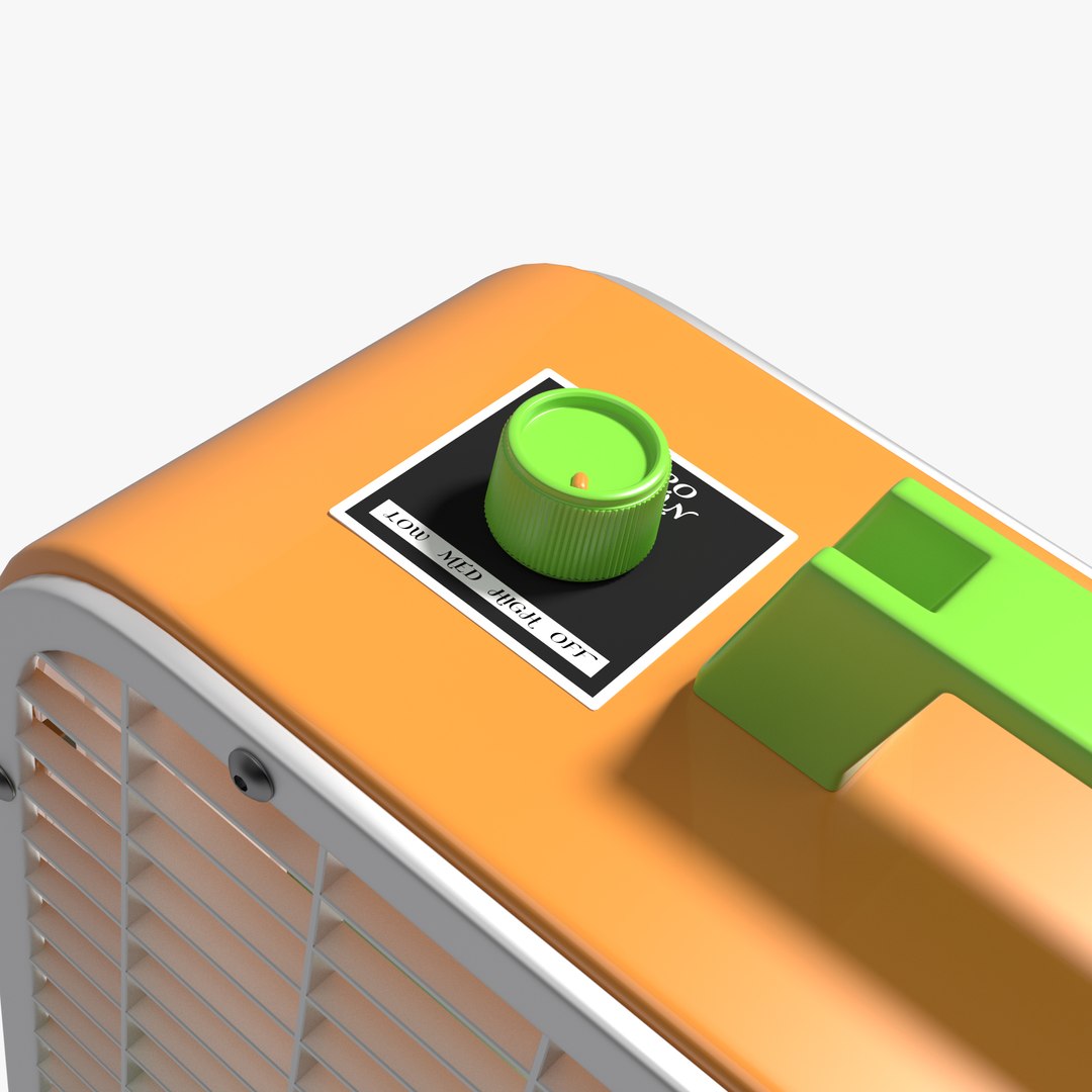 Fan Box 3d Obj