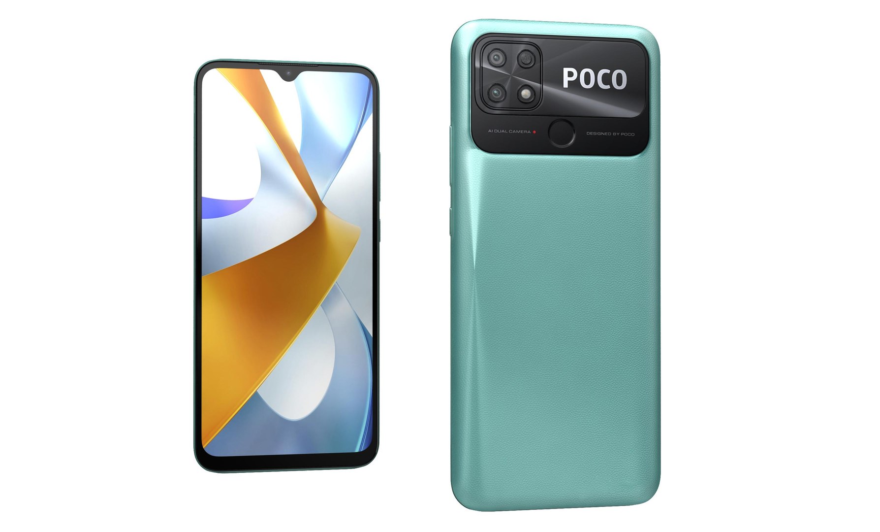3D Xiaomi Poco C40 Green - TurboSquid 1980636