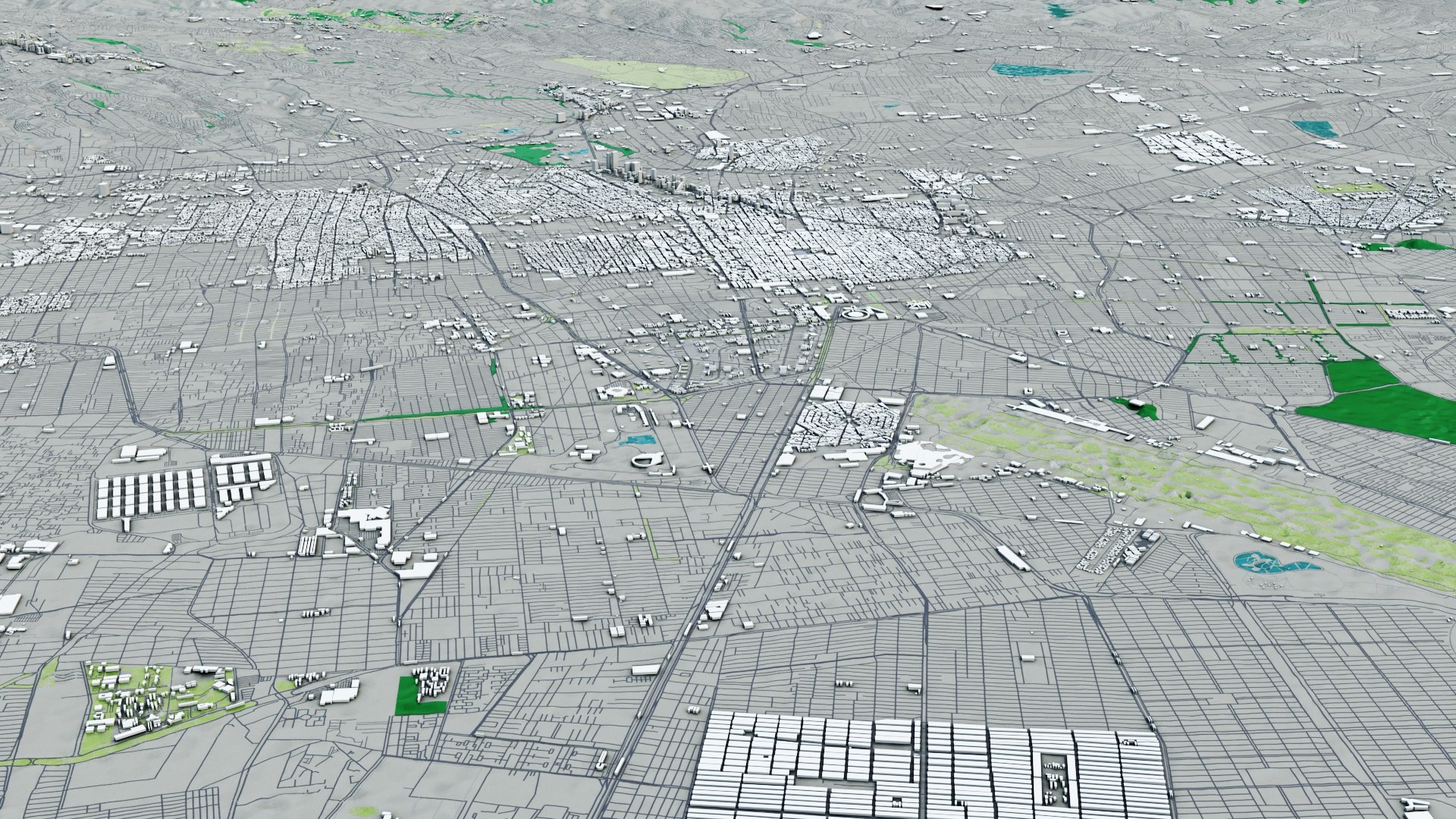 Mexico Terrain City 3D - TurboSquid 1523650