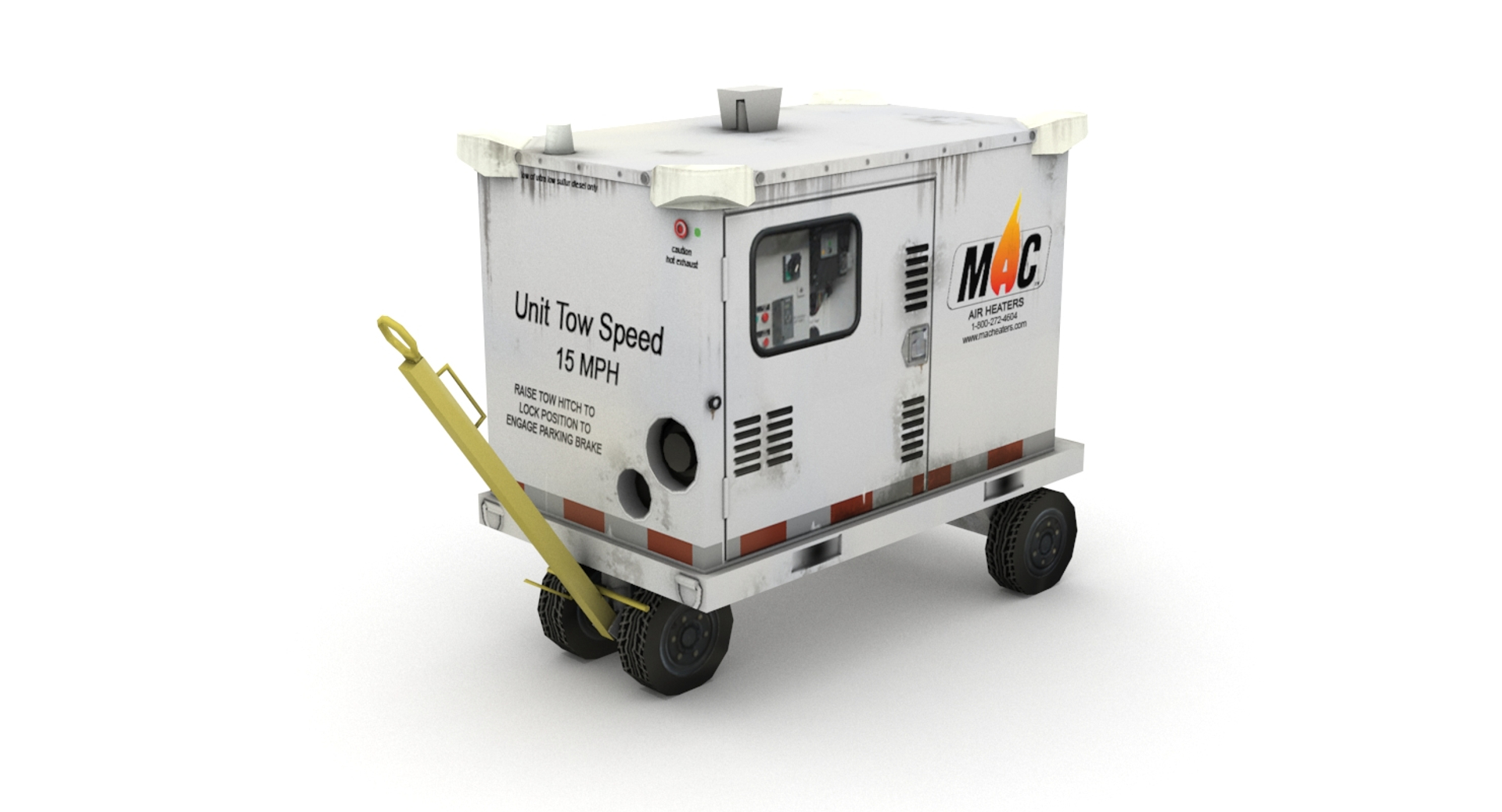 Mac 210hc Heater 3D Model - TurboSquid 1180308