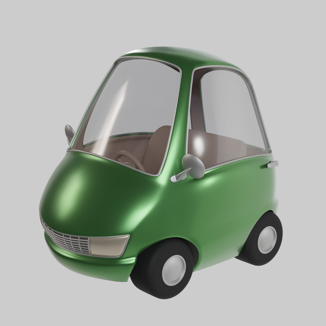 Cartoon Car 3D Model - TurboSquid 1976258