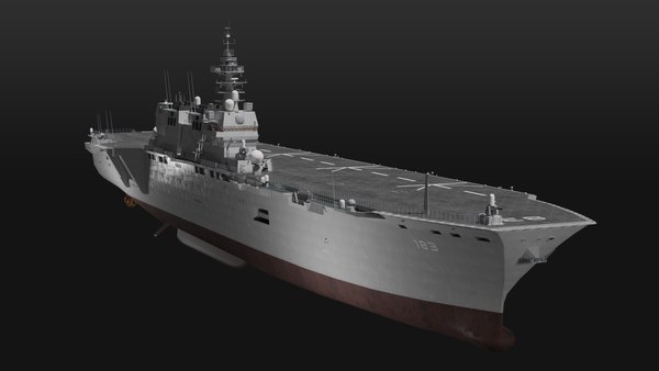 modelo 3d Colección de flotas de superficie JMSDF - TurboSquid 2177722