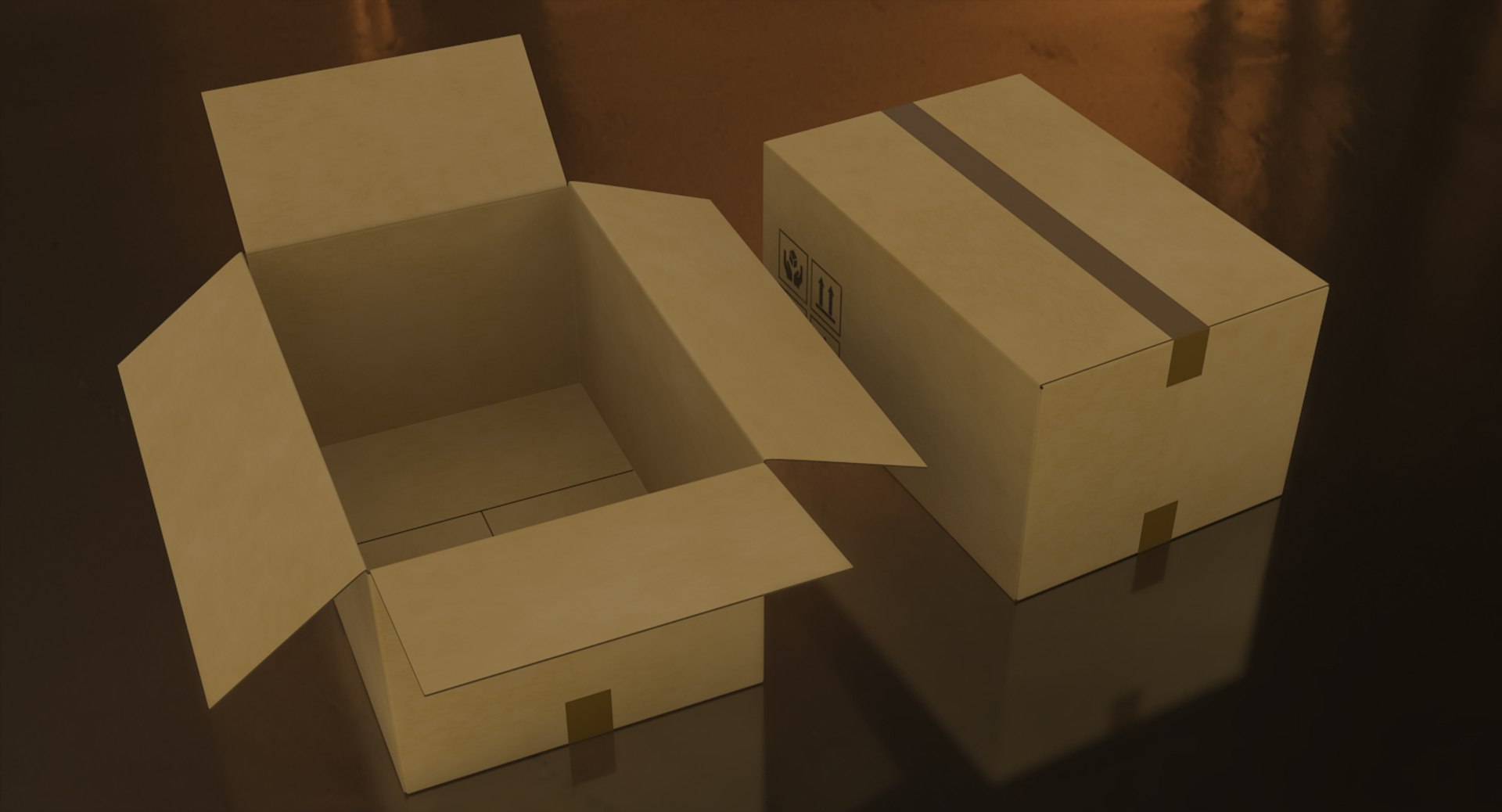 E2 Box 3d Model