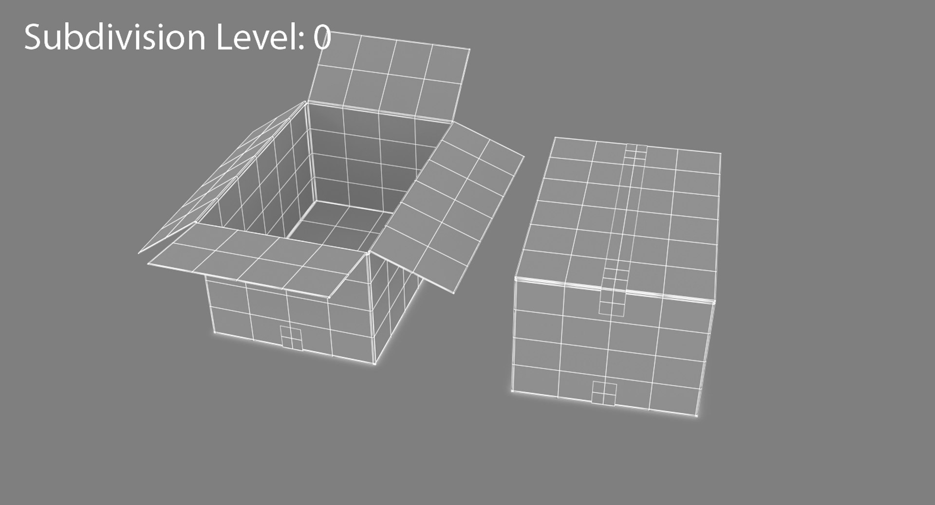E2 Box 3d Model
