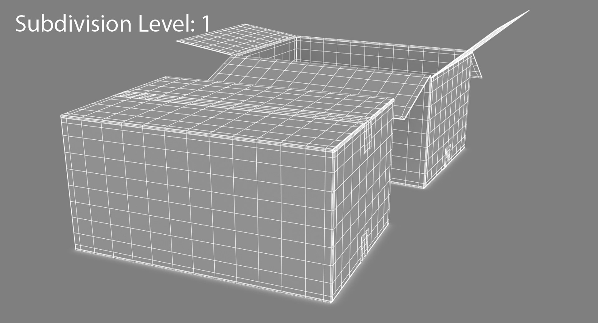 E2 Box 3d Model